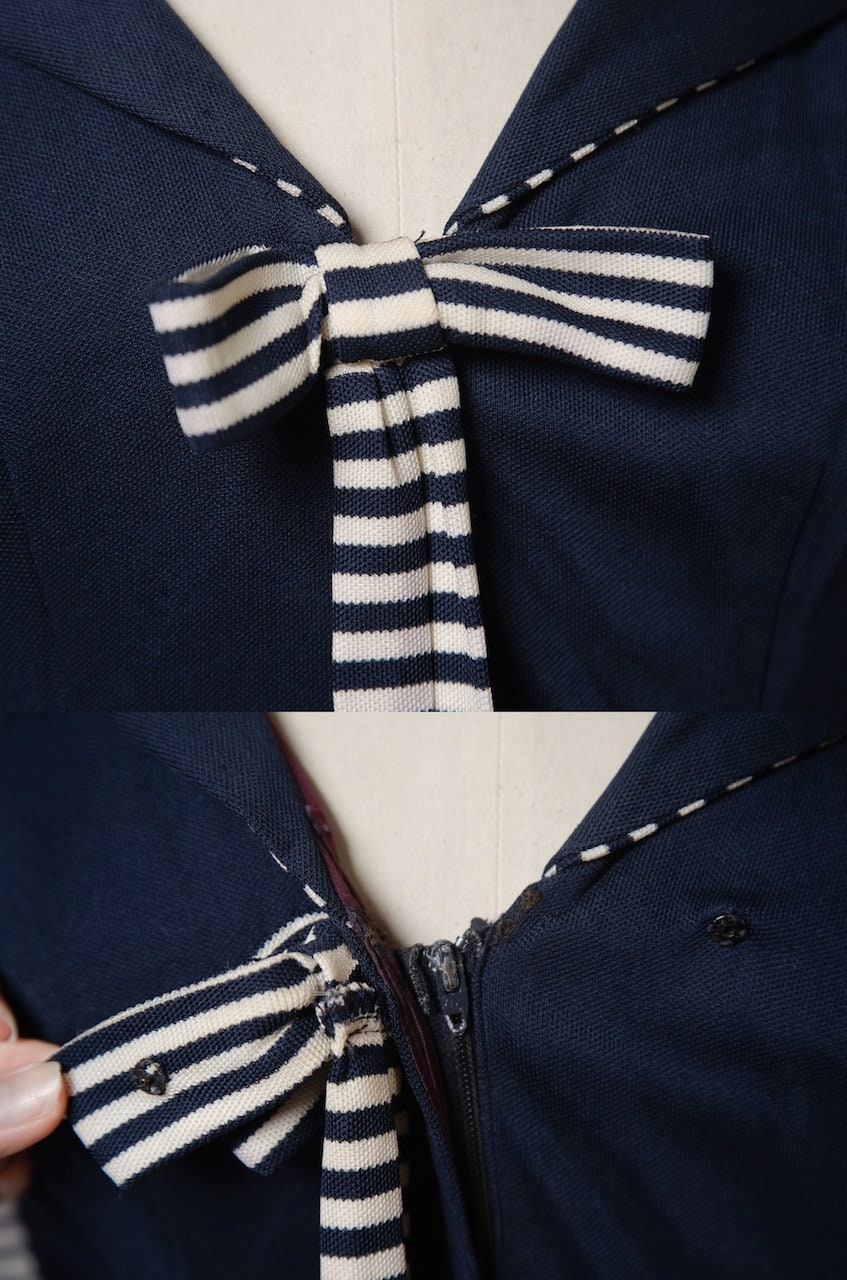 1960s / 1970s LILLI DIAMOND Nautical Wiggle Dress - Etsy