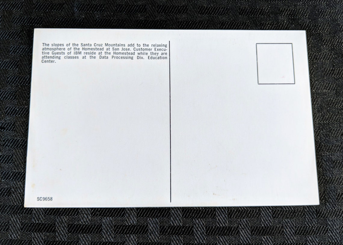 Set of 3 Vintage IBM Homestead Color Photo Postcards. San - Etsy