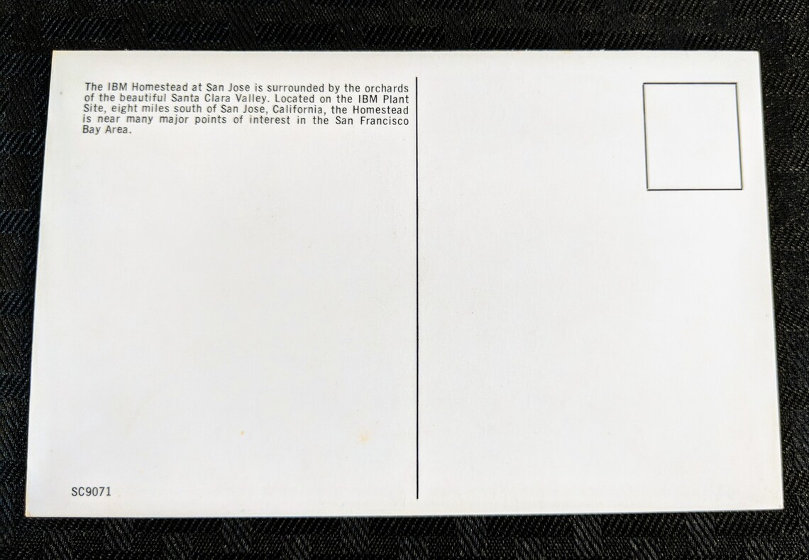 Set of 3 Vintage IBM Homestead Color Photo Postcards. San - Etsy