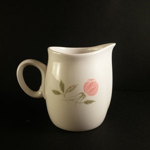 Franciscan China Whitestone Ware Pink- A- Dilly Creamer Pitcher With ...