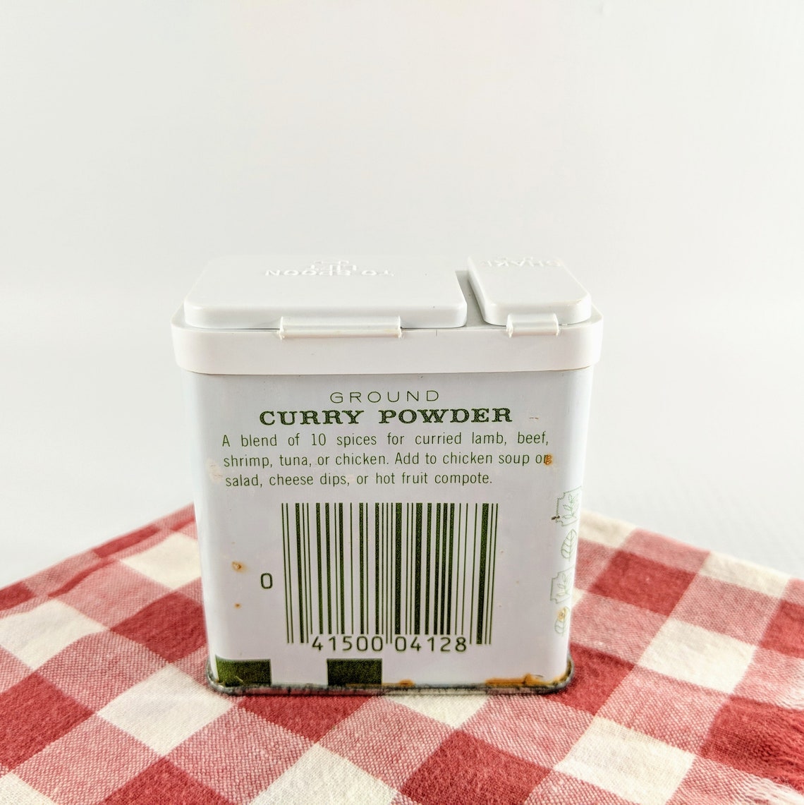 Vintage French's Curry Powder Tin With White & Red Graphics. 1970's ...