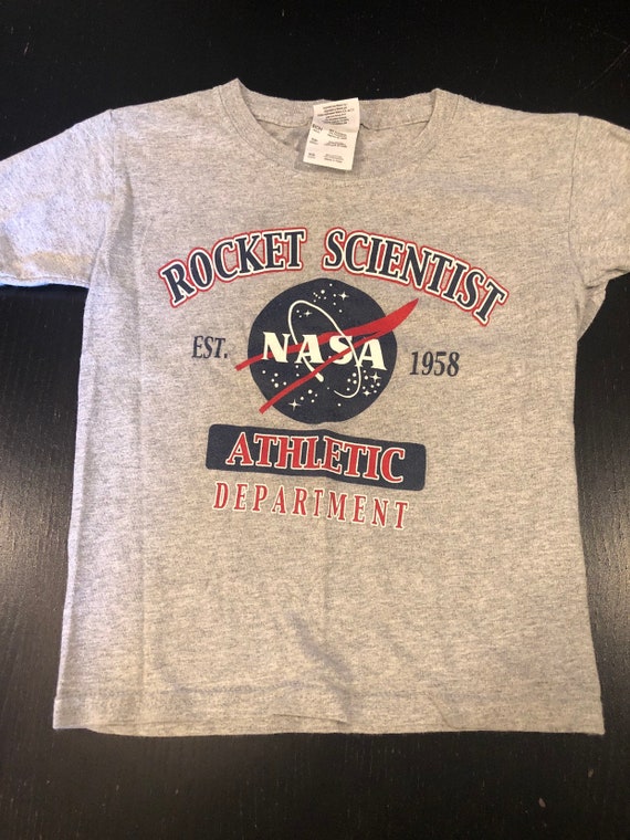 NASA Rocket Scientist Youth XS T Shirt Space - Etsy