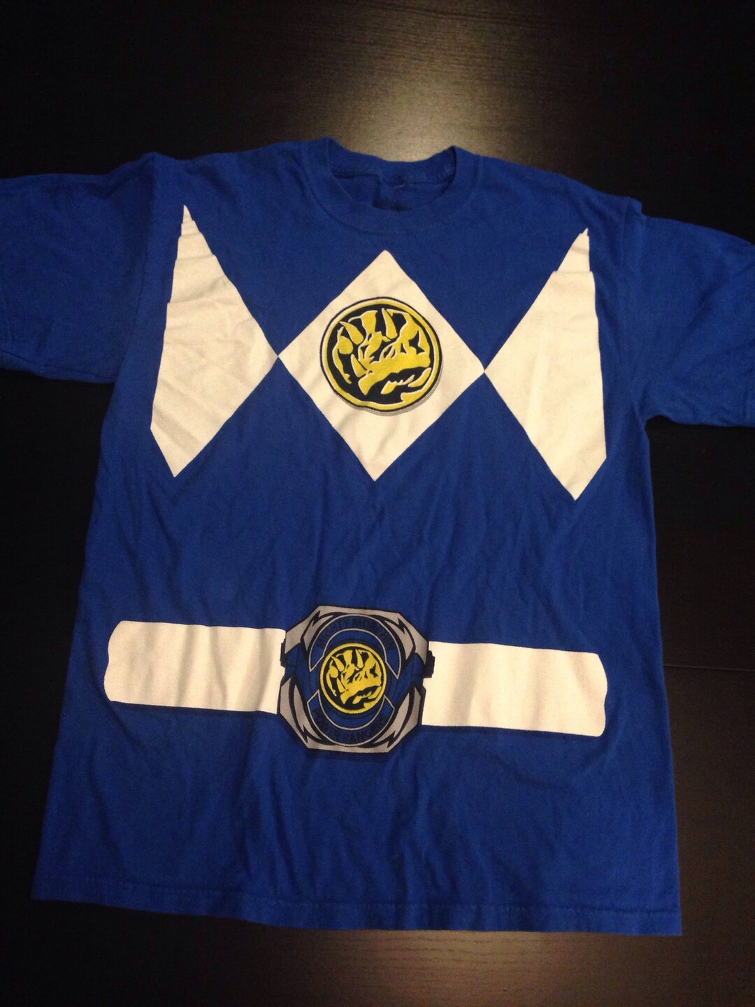 Mighty Morphin Power Rangers Uniform T Shirt - Adult Medium - Etsy