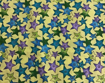 Green Star Fabric | Etsy