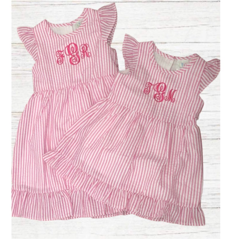 Monogram Baby Dress - Etsy