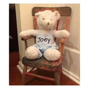 Custom Monogram Teddy Bears Stuffed Animals Embroidered Personalized ...