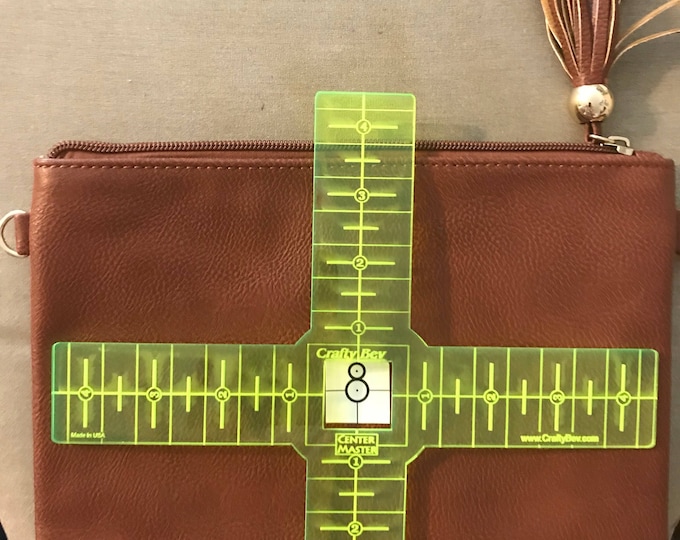 Centering Ruler Embroidery - Quilting Center Ruler -vinyl Decal Ruler ...