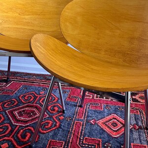 Vintage Modern Clam Shell Chairs Refinished A Pair - Etsy