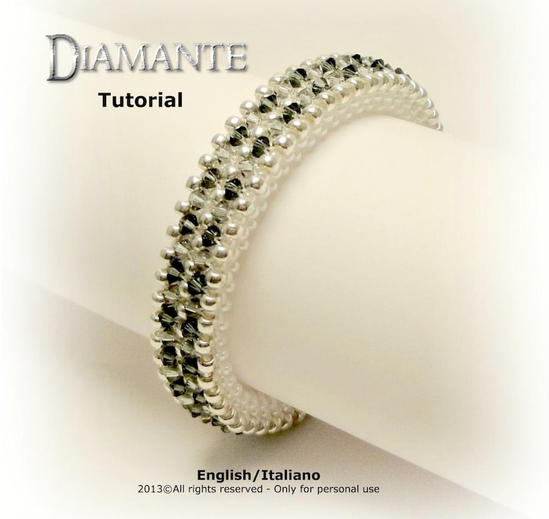 Tutorial Diamond Bangle Beading Pattern - Etsy