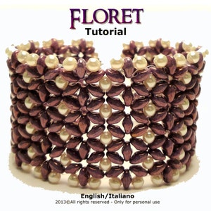 Tutorial Floret Bracelet Beading Pattern | Etsy