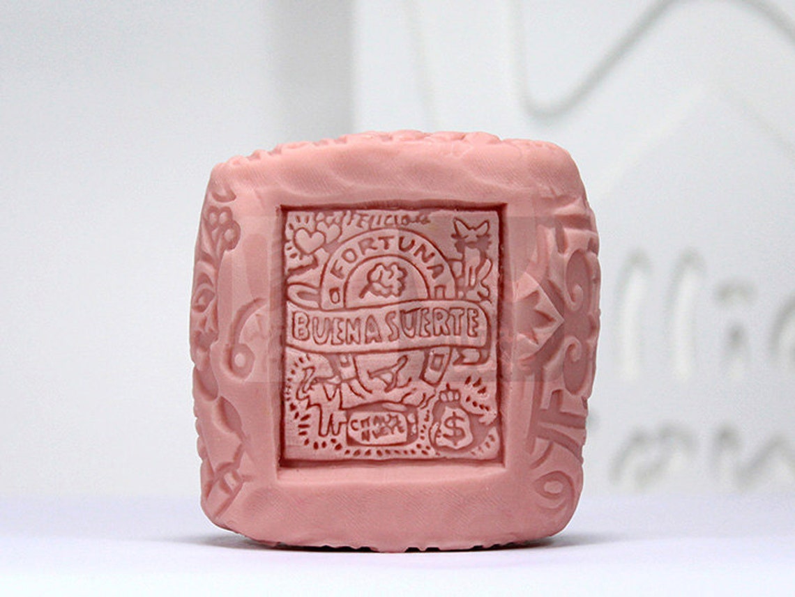 Good Luck Stamp Handmade Design Soap Mold - Etsy