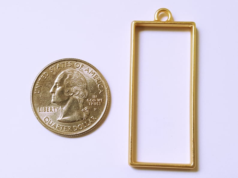5 Rectangle Open Bezel Blanks Rectangle Open Bezel for Resin - Etsy