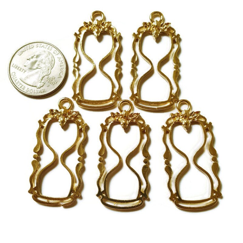 Gold Bezel Pendant - Etsy