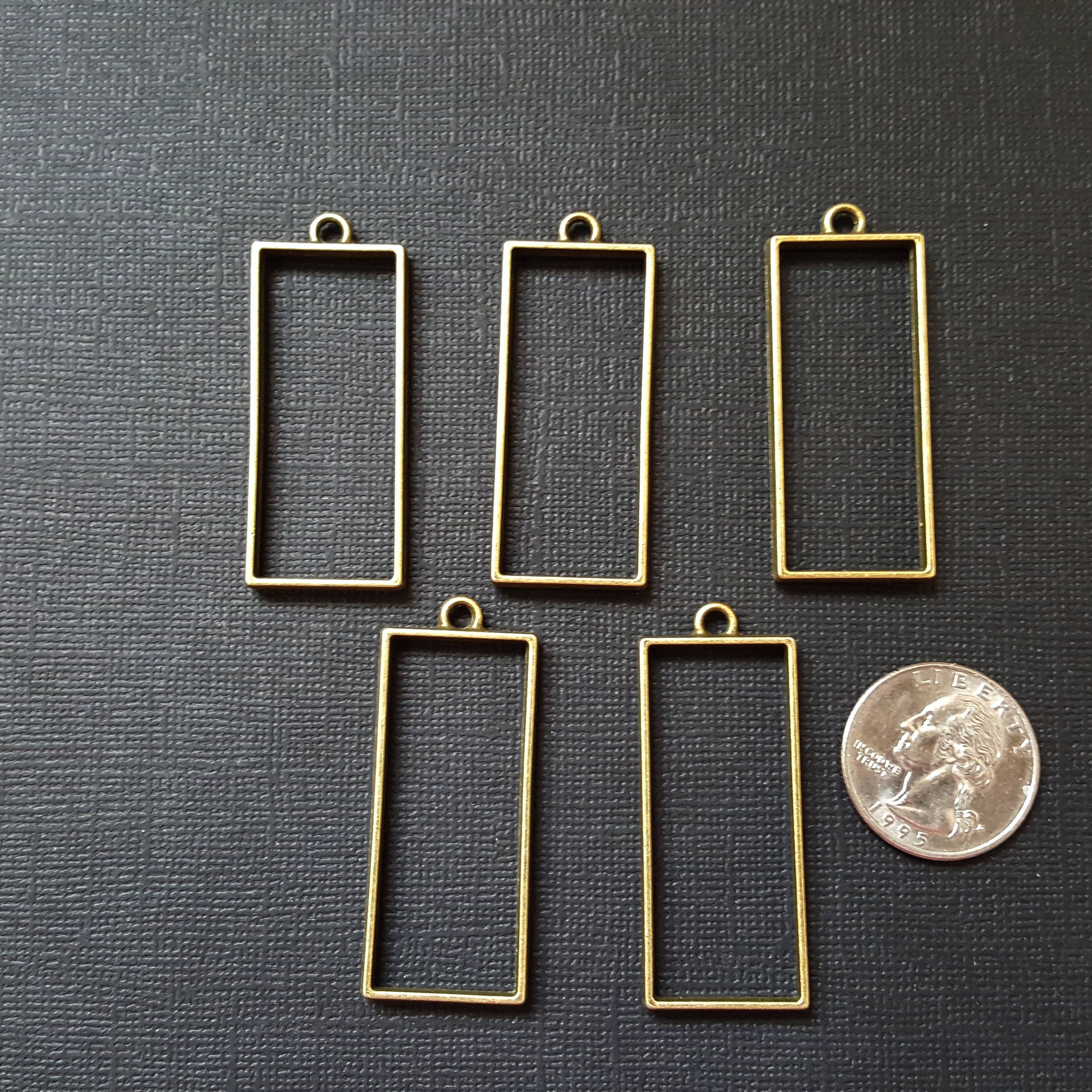 5 Rectangle Open Bezel Blanks Rectangle Open Bezel for Resin - Etsy