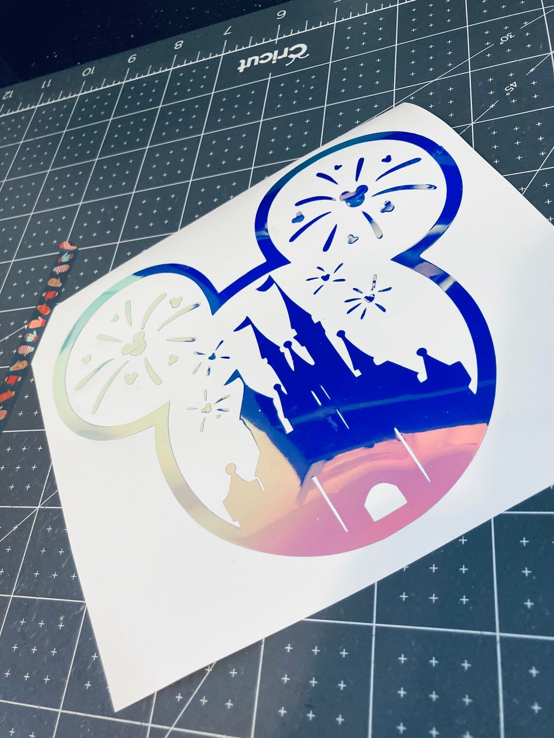 Mickey Head Castle Decal - Etsy