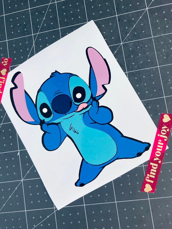 Stitch Vinyl Sticker/custom Decal/lilo and Stitch Decal - Etsy