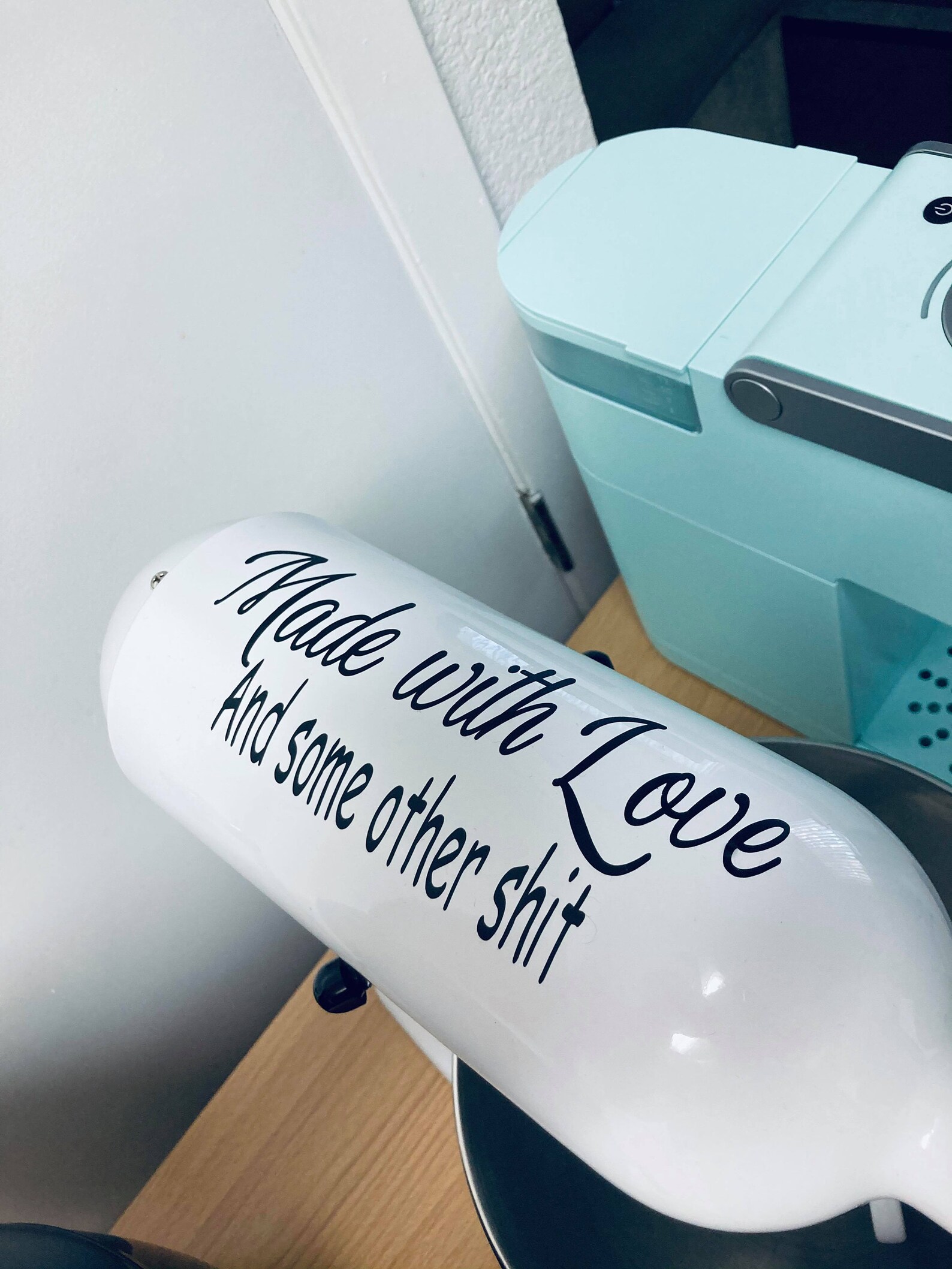 Stand Mixer Decal/made With Love Decal/custom Vinyl Sticker/appliance ...