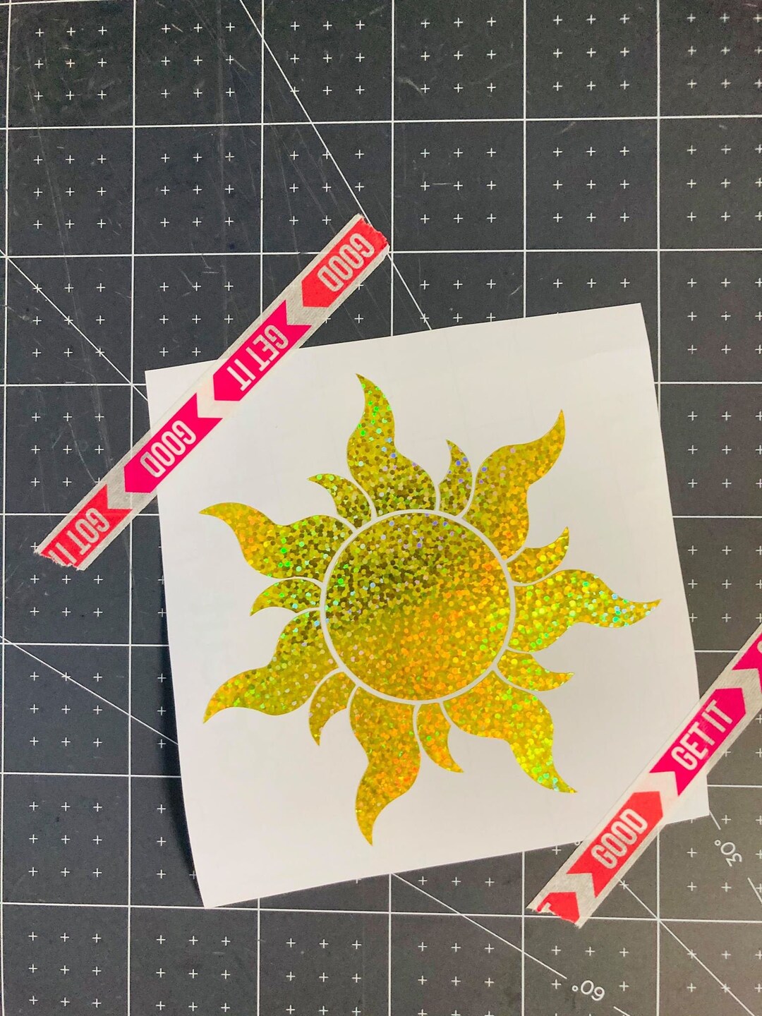 Tangled Sun Decal/rapunzel Sun Decal/disney Vinyl Sticker/holographic ...