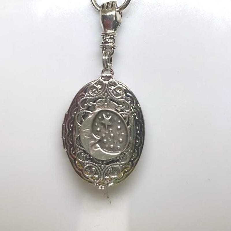 Moon Locket - Etsy