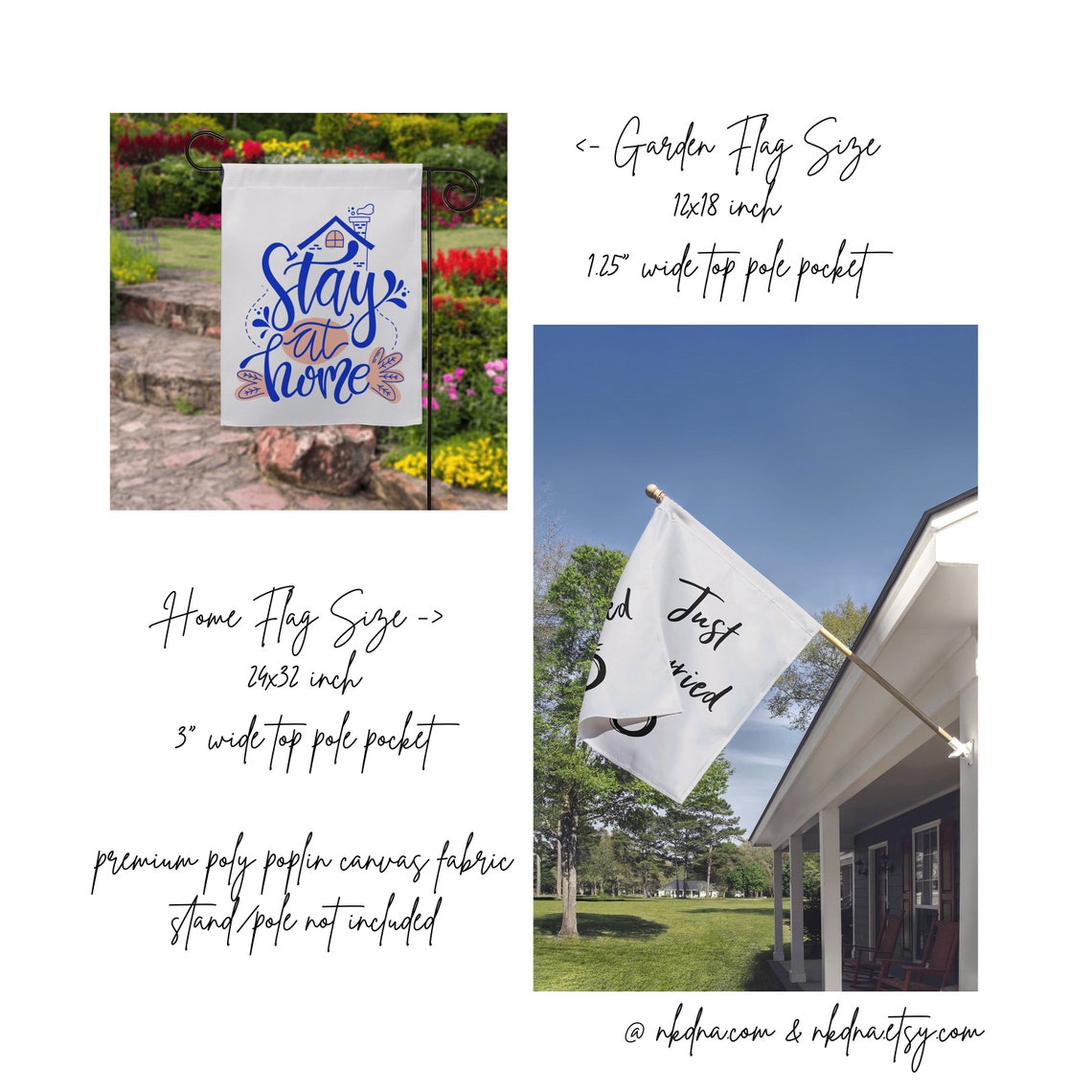 Happy Holidays Garden Flag Mistletoe Wreath Buffalo Check | Etsy