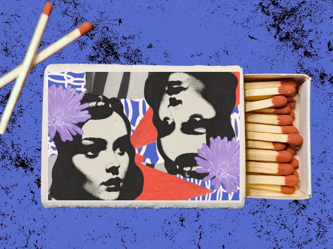 Ceramic Matchbox Sleeve. Graphic Design Featuring: "cool Girls" - Etsy