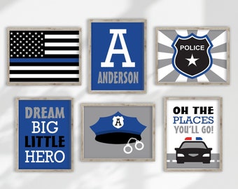 Police Wall Art - Etsy