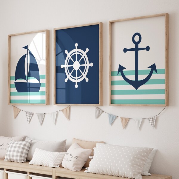 Nautical Bedroom - Etsy