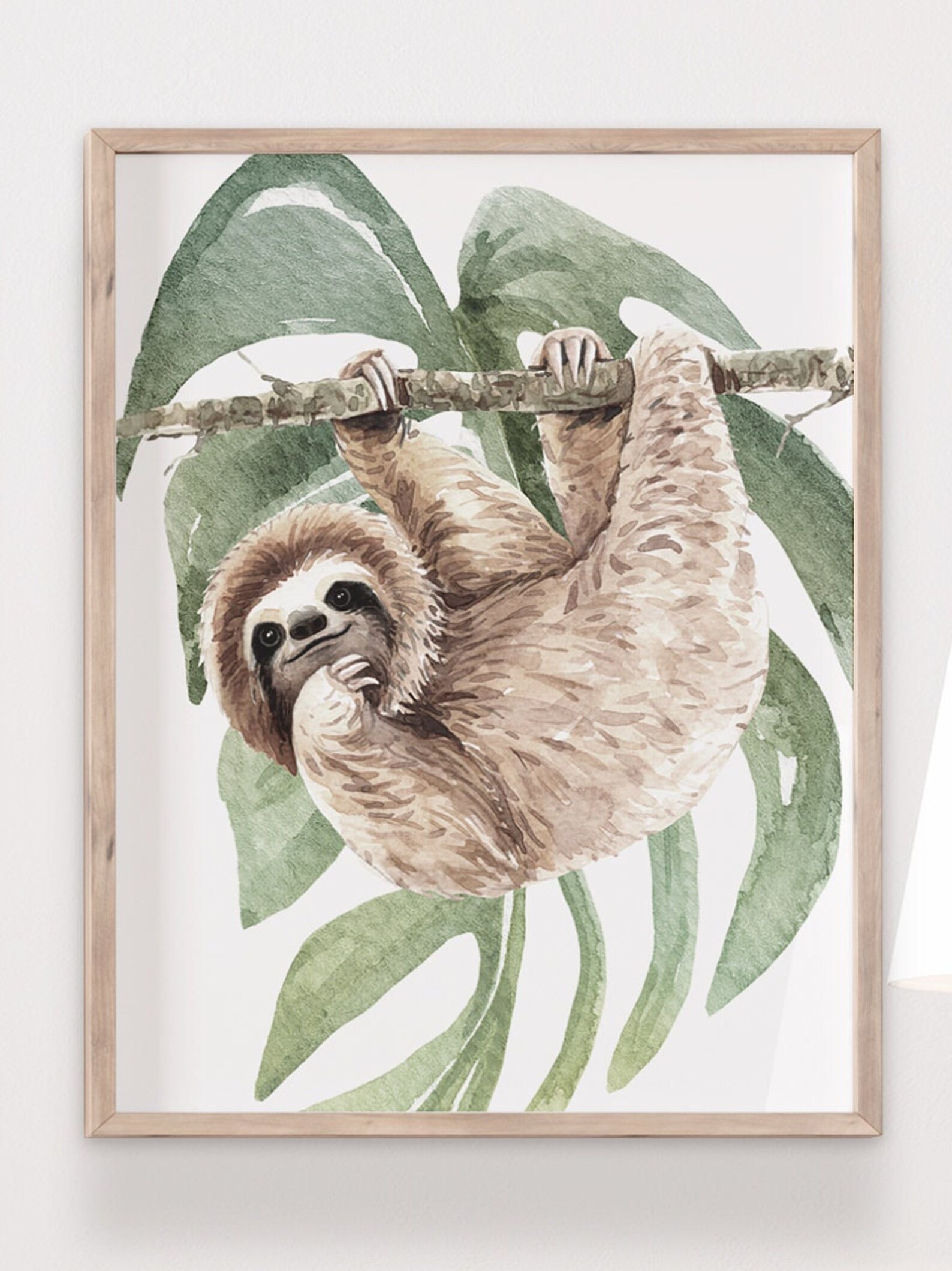 Sloth Nursery Decor Gender Neutral Sloth Nursery Printable - Etsy