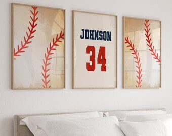 Baseball Nursery Prints, Baseball Prints, Boy Nursery Wall Art Prints ...