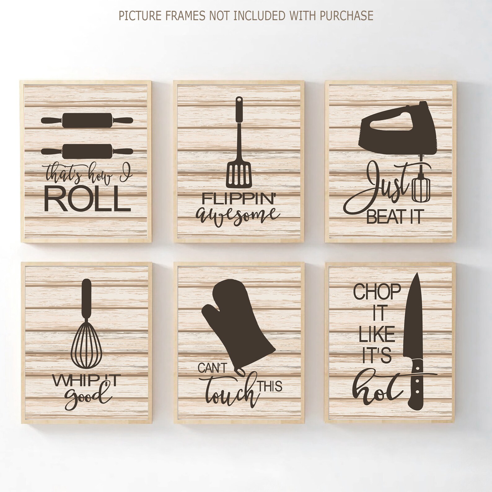 Kitchen Wall Decor Kitchen Quote Wall Art Funny Utensil Wall - Etsy