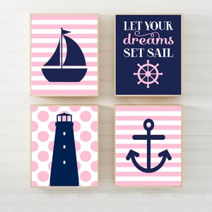 Nautical Nursery Decor, Nautical Nursery Wall Art Prints or Canvas ...