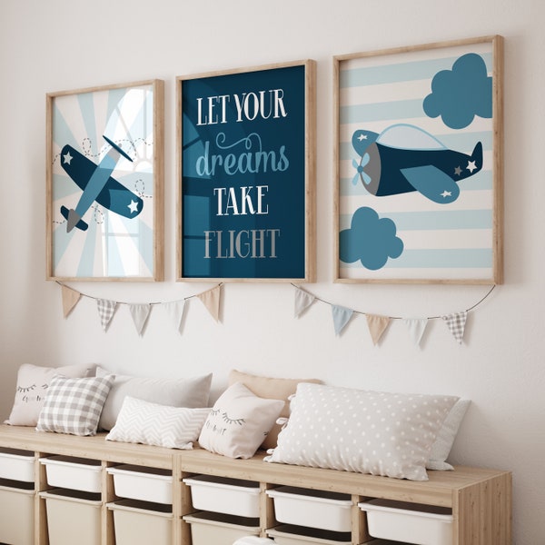 Boy Airplane Nursery - Etsy