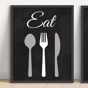 Eat Drink Love Kitchen Wall Art, Eat Drink Love Prints or Canvas ...