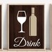 Eat Drink Love Kitchen Wall Art Eat Drink Love Prints or - Etsy
