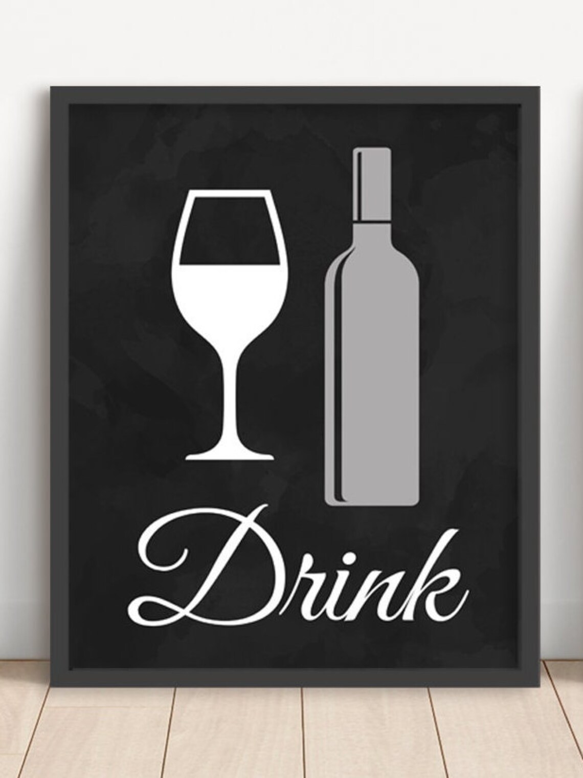 Eat Drink Love Kitchen Wall Art Eat Drink Love Prints or - Etsy
