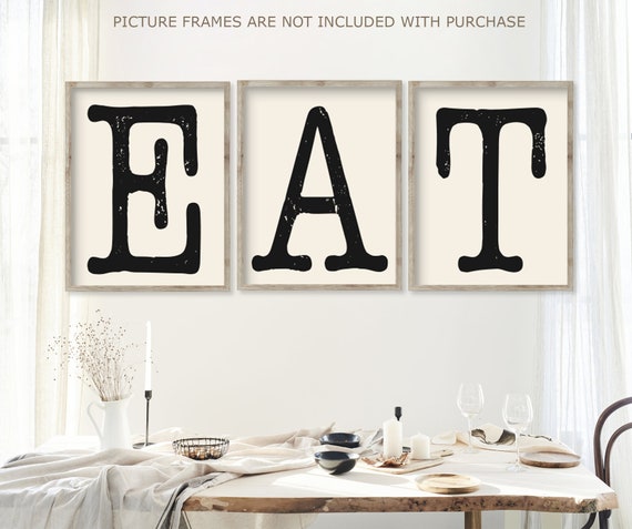 Home Décor farmhouse Chalkboard Eat Sign Printable eat sign for kitchen ...