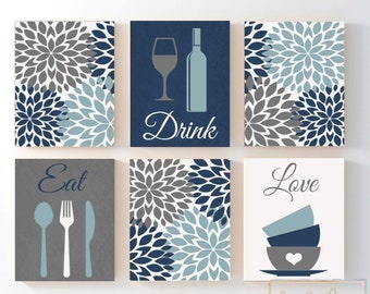 Eat Drink Love Art | Etsy