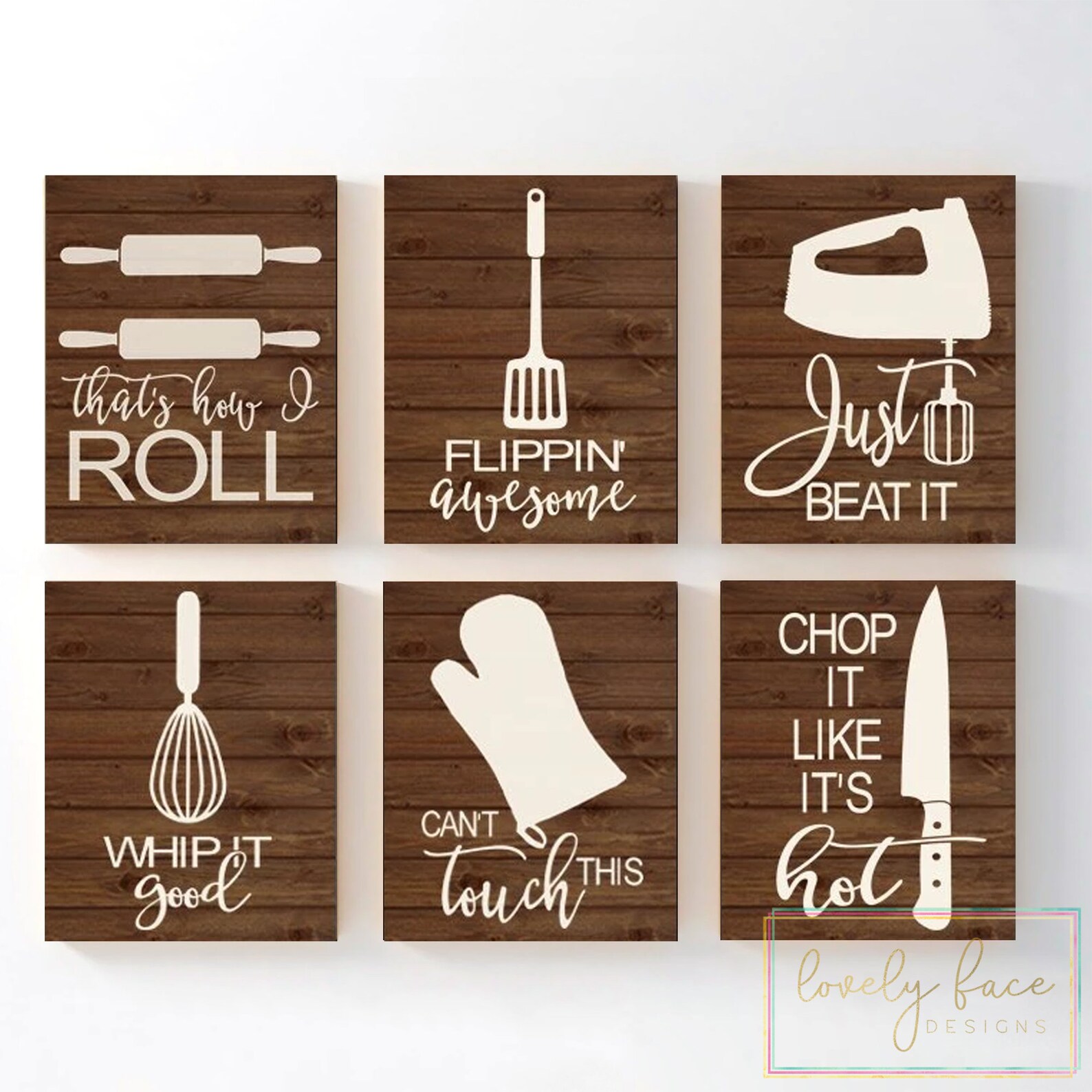 Kitchen Wall Decor Kitchen Quote Wall Art Funny Utensil Wall - Etsy