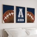 Football Nursery Decor, Personalized Football Print for Boys Football ...