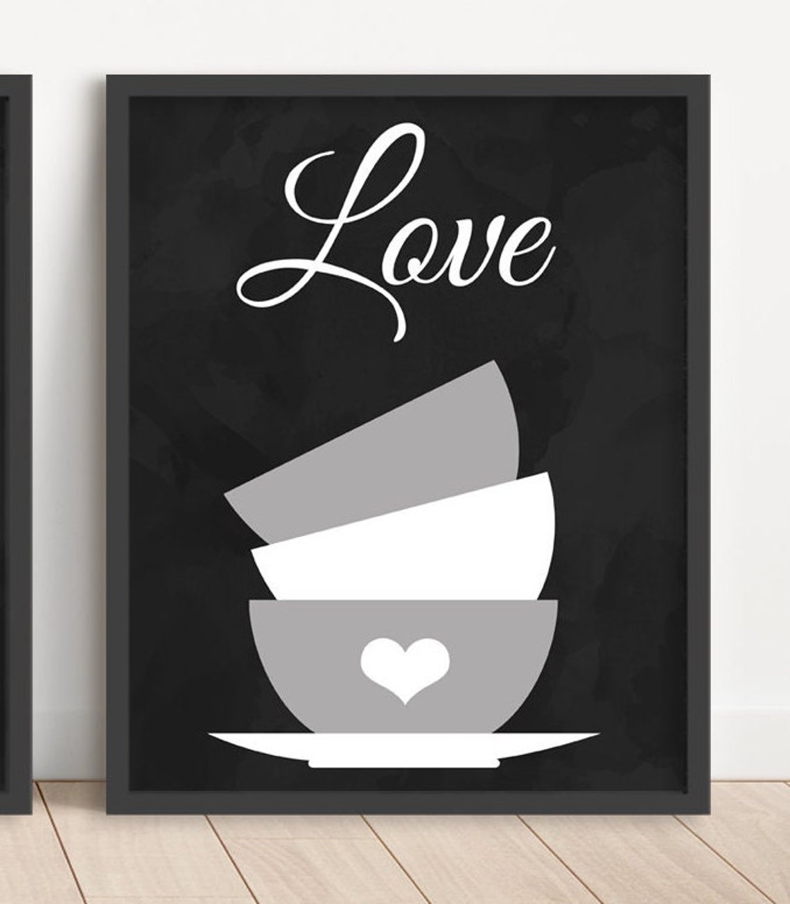 Eat Drink Love Kitchen Wall Art Eat Drink Love Prints or - Etsy