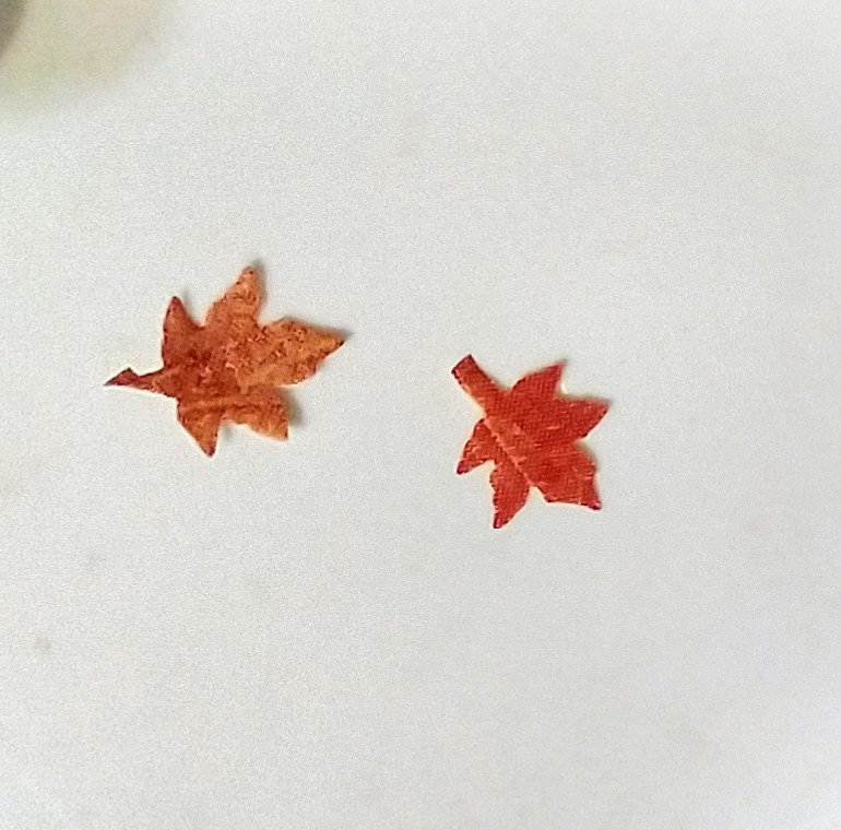Mini Maple Leaves Faux Tiny Leaf Halloween Display Dollhouse Crafts ...