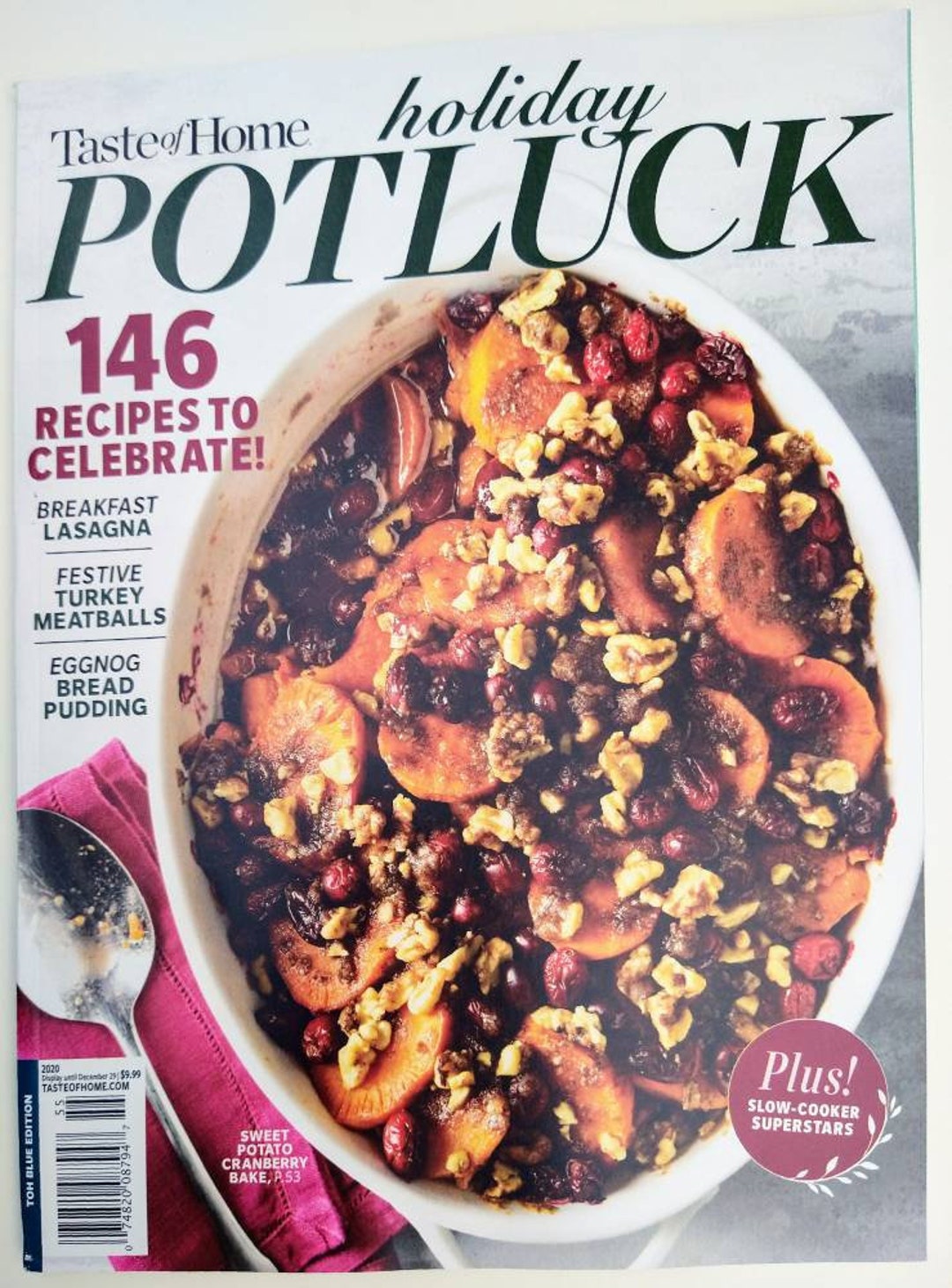 Autumn Holiday Potluck Taste of Home 2020 New Magazine 146 Recipes to ...