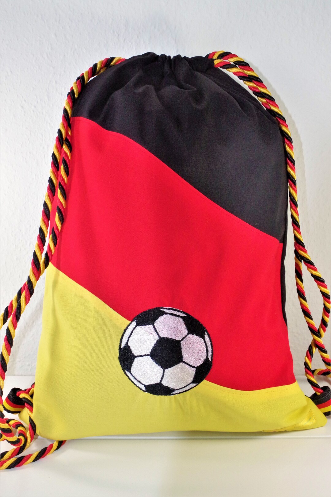 FAN Gym Bag Football World Cup Embroidered Football Shoulder Bag in ...