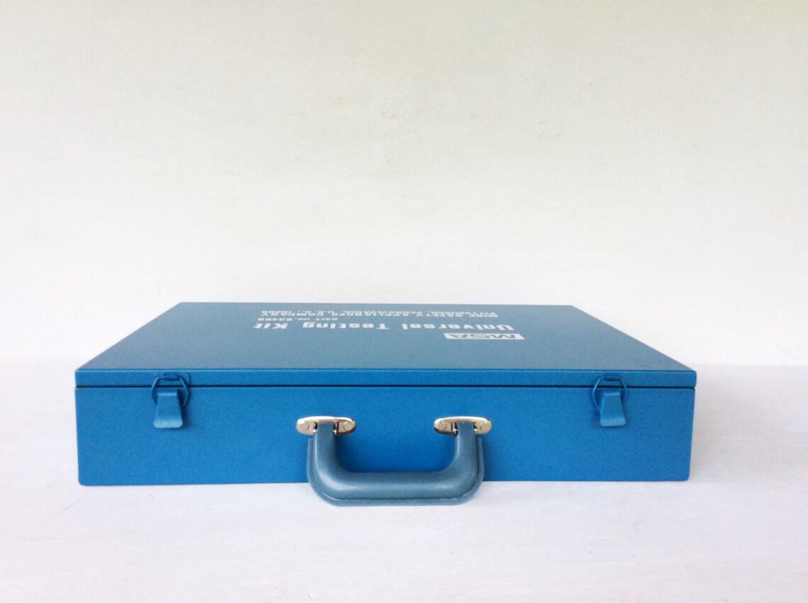 Industrial MSA Blue Metal Toolbox-storage Box Container (19.5" Inch ...