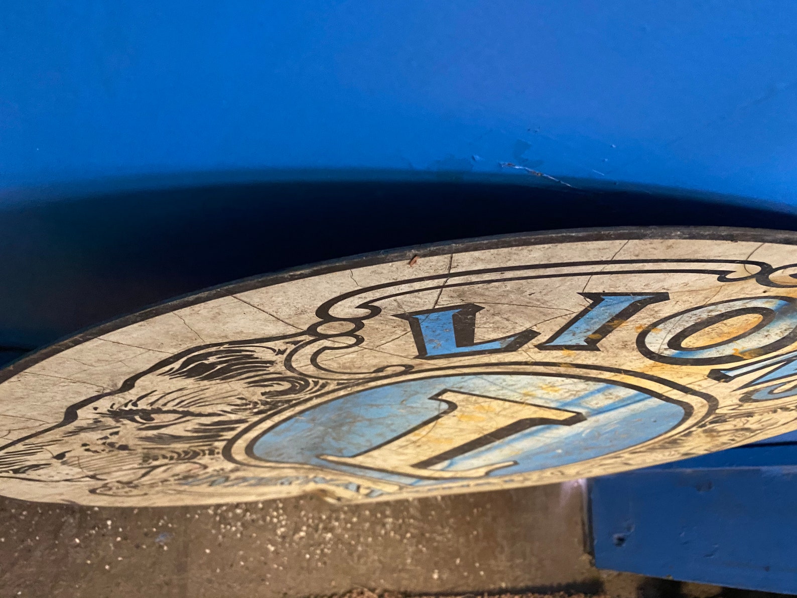 Antique Porcelain Metal LIONS INTERNATIONAL Sign 30 Inch | Etsy