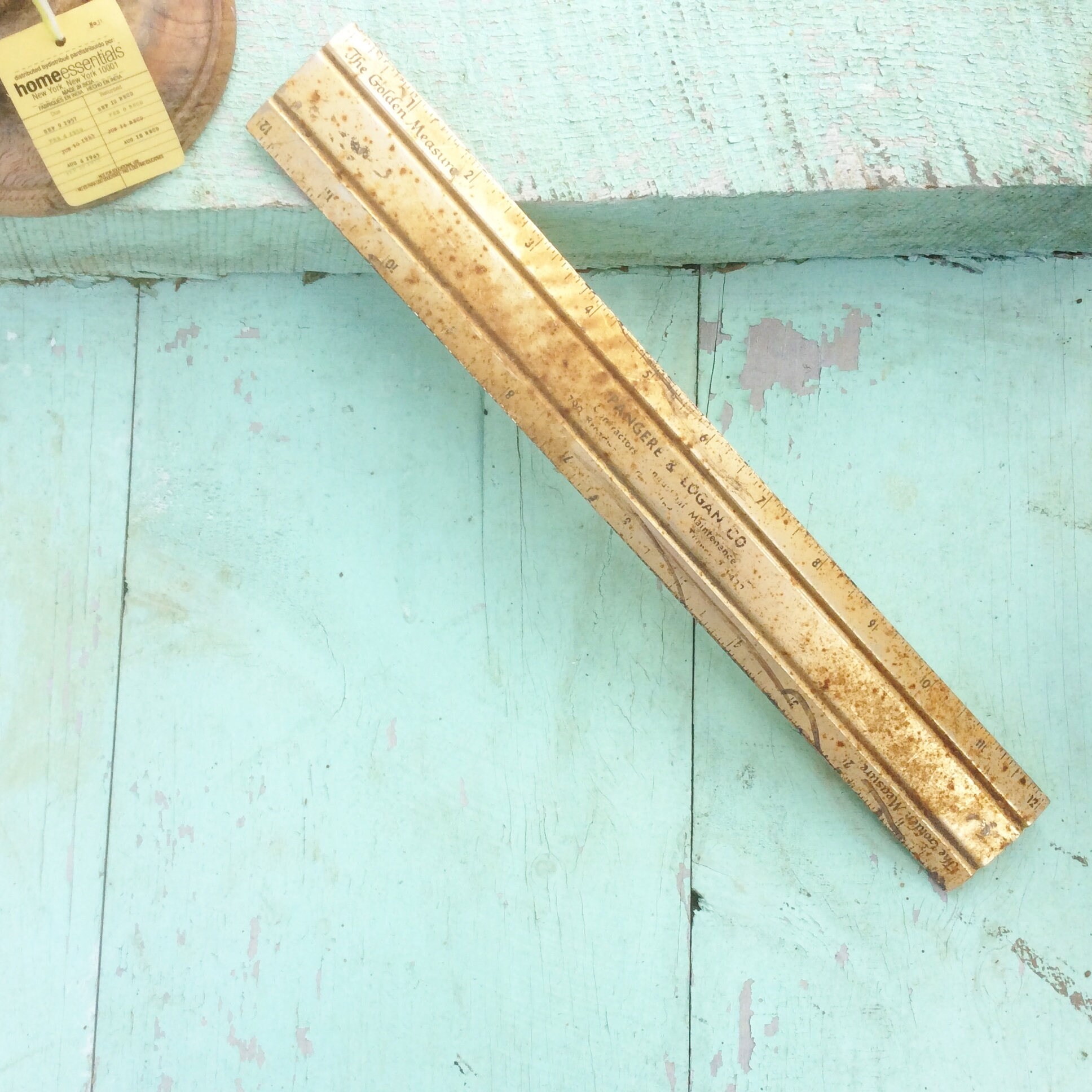 Antique the Golden Measure Metal 12 - Etsy