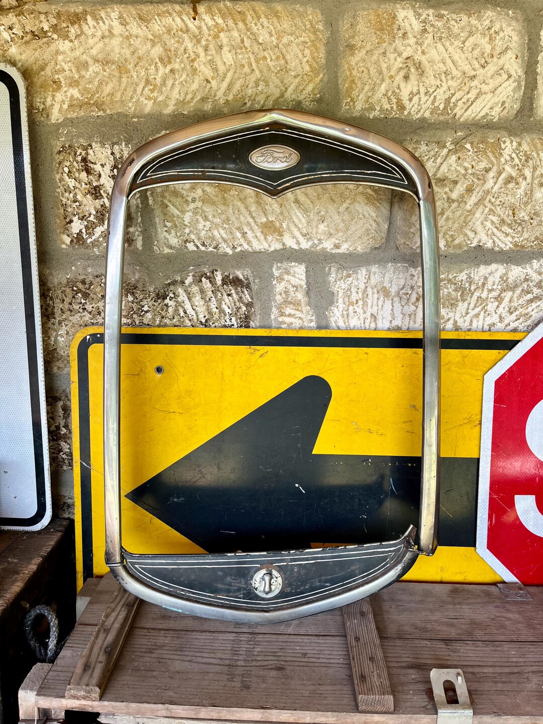 Authentic OEM Ford MODEL A Front End Grille Radiator Shroud 1930-31 ...