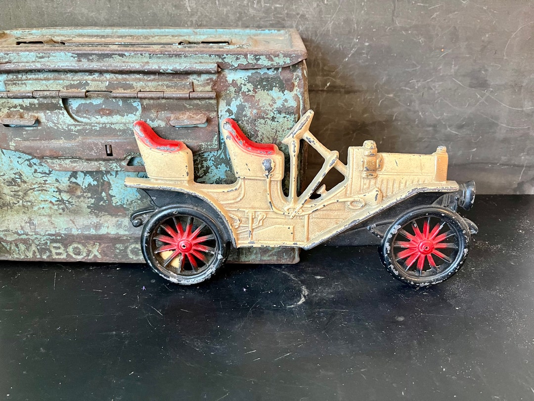 Vintage 1910 Metal Buick Wall Hanging Plaque Red, Ivory & Black Cast ...