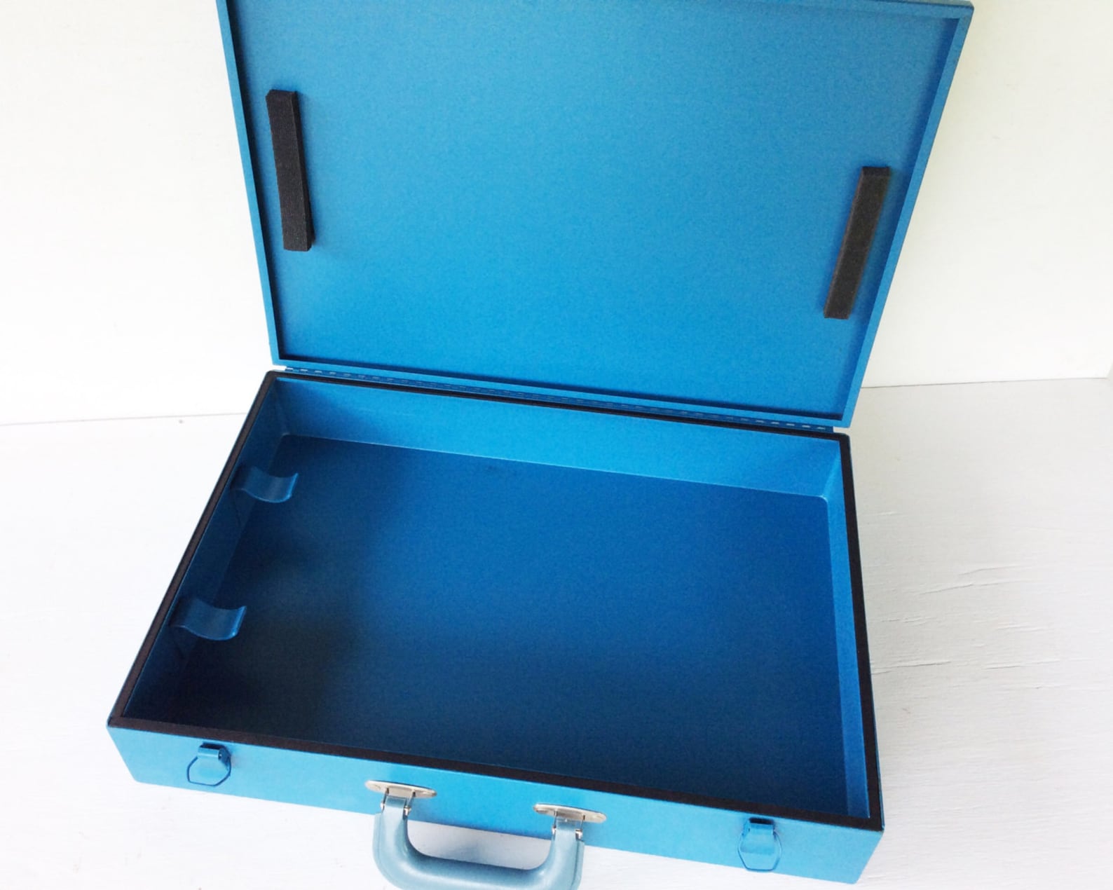 Industrial MSA Blue Metal Storage Box 19.5 Inch universal Testing Kit ...