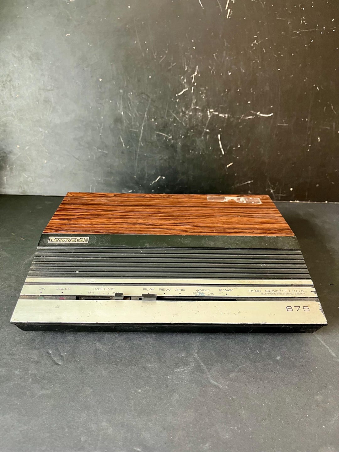 Vintage Record-a-call Telephone Dual Remote/vox Answering System W/ 2 ...